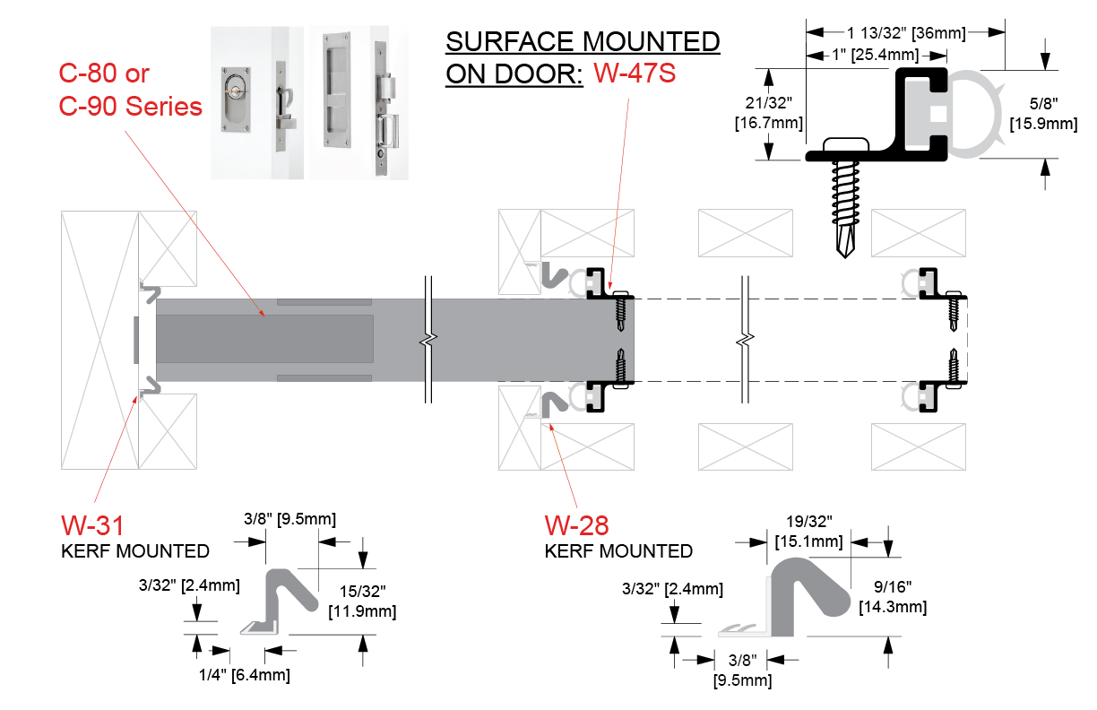 Sound Sealing Locking Pocket Doors | Custom Systems