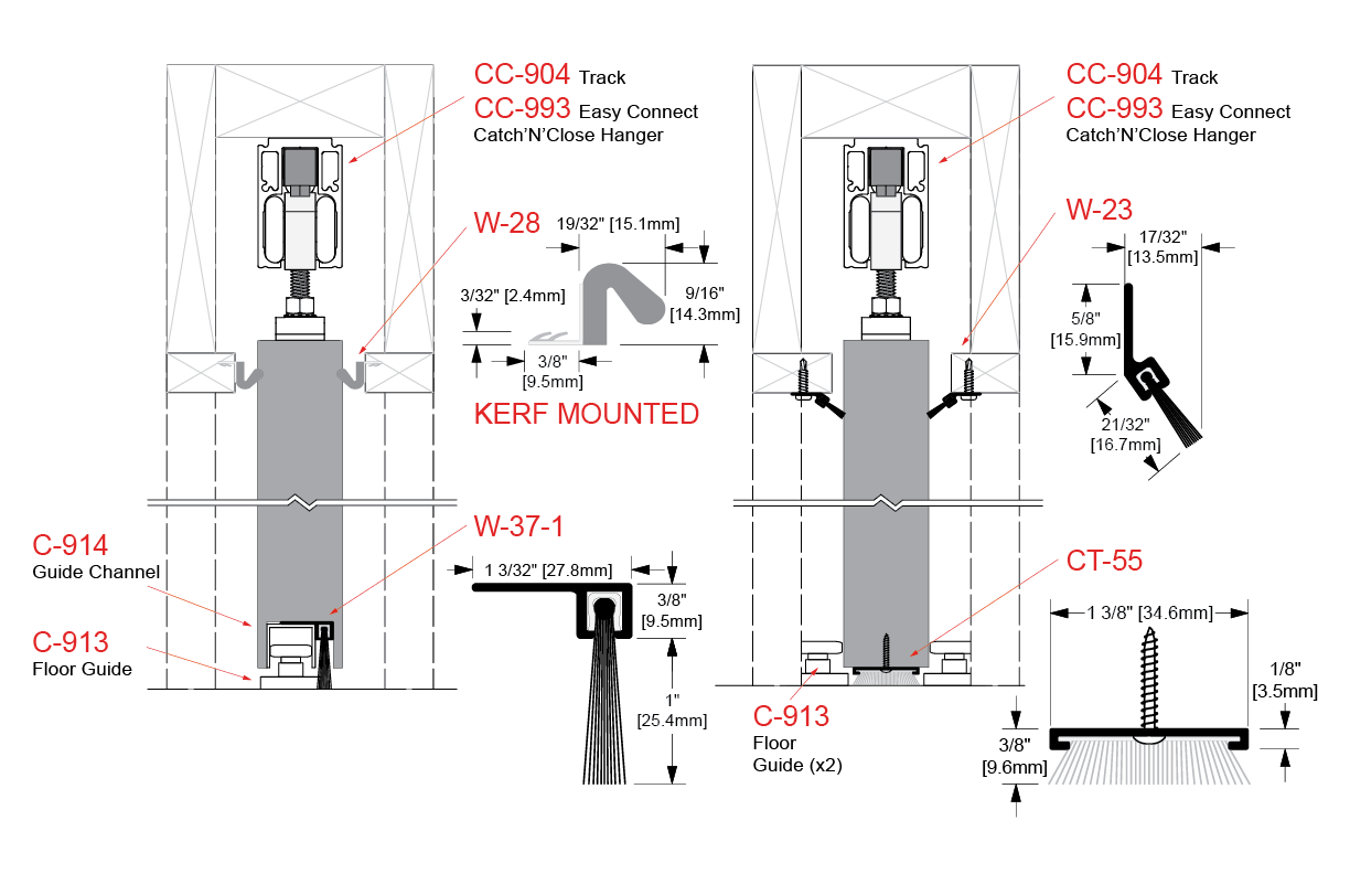 Sound Sealing Pocket Doors | Custom Systems | KN Crowder