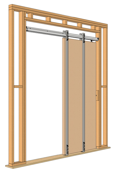 Type B | 2X4 Wall Construction | Pocket Door Systems
