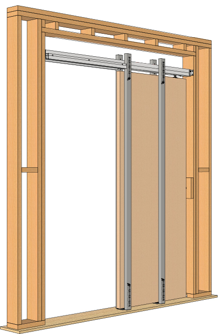 Type CC-NR-2X6 | 2X6 Wall Construction | Pocket Door Systems