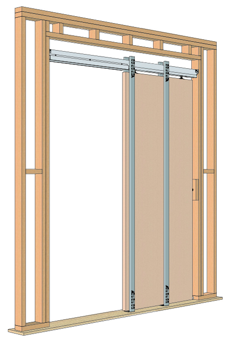 Type CC-NR | 2X4 Wall Construction | Pocket Door Systems